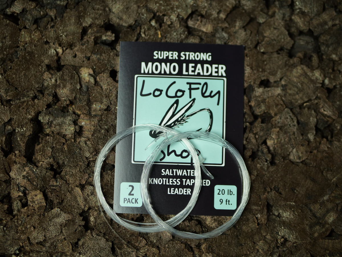 Saltwater Leaders 9 ft. 20 1b. 2pack – LoCo Fly Shop